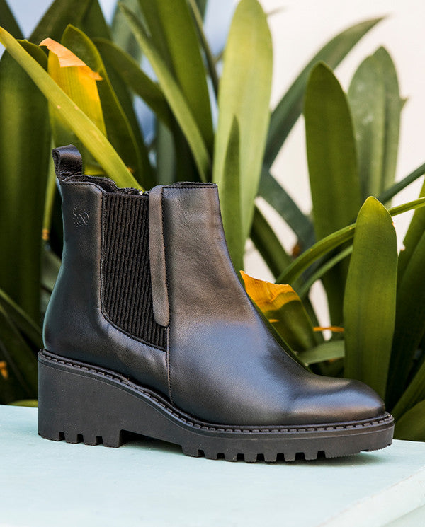 Wedge ankle boot Colmar 003 BLACK - Yokono