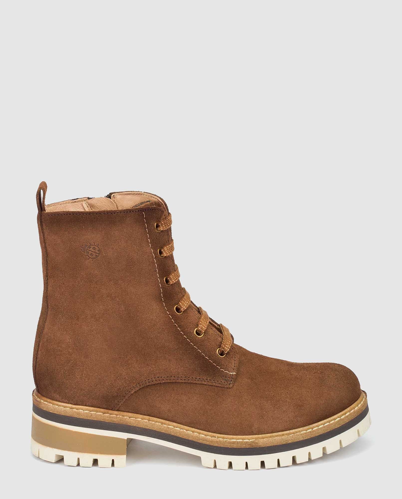 Heeled ankle boot Riga 003 BROWN - Yokono