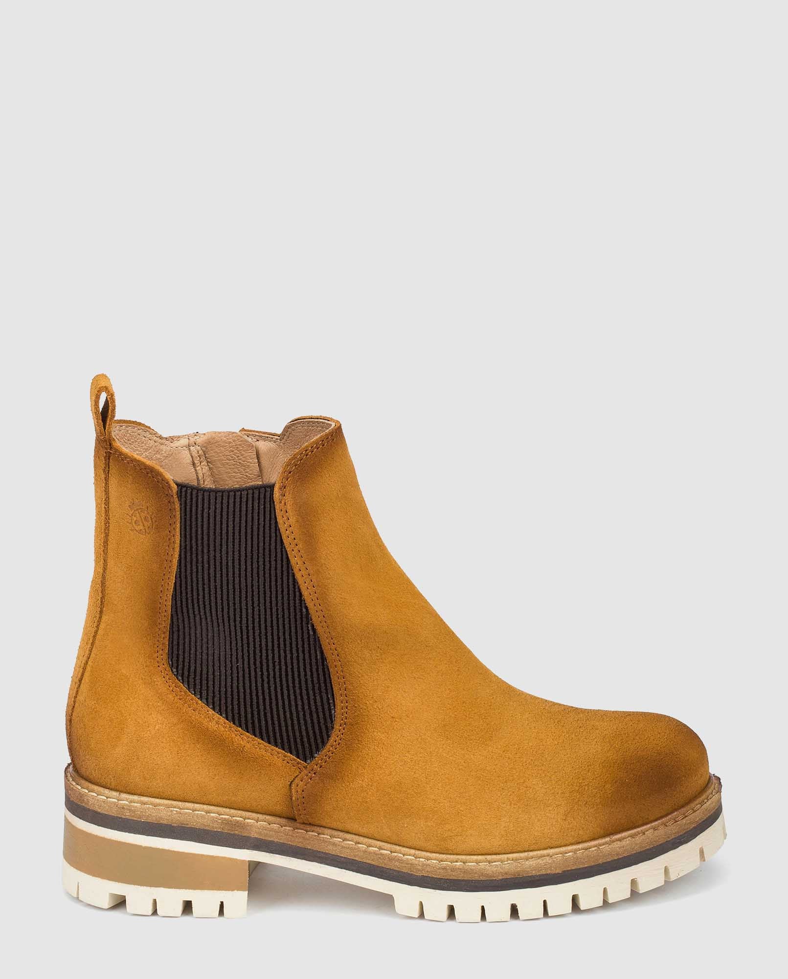 Heeled ankle boot Riga 004 BROWN - Yokono