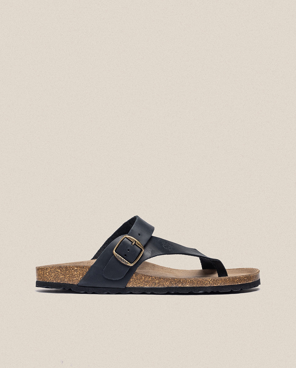 Sandalia de hombre Macam 203 negro - Yokono